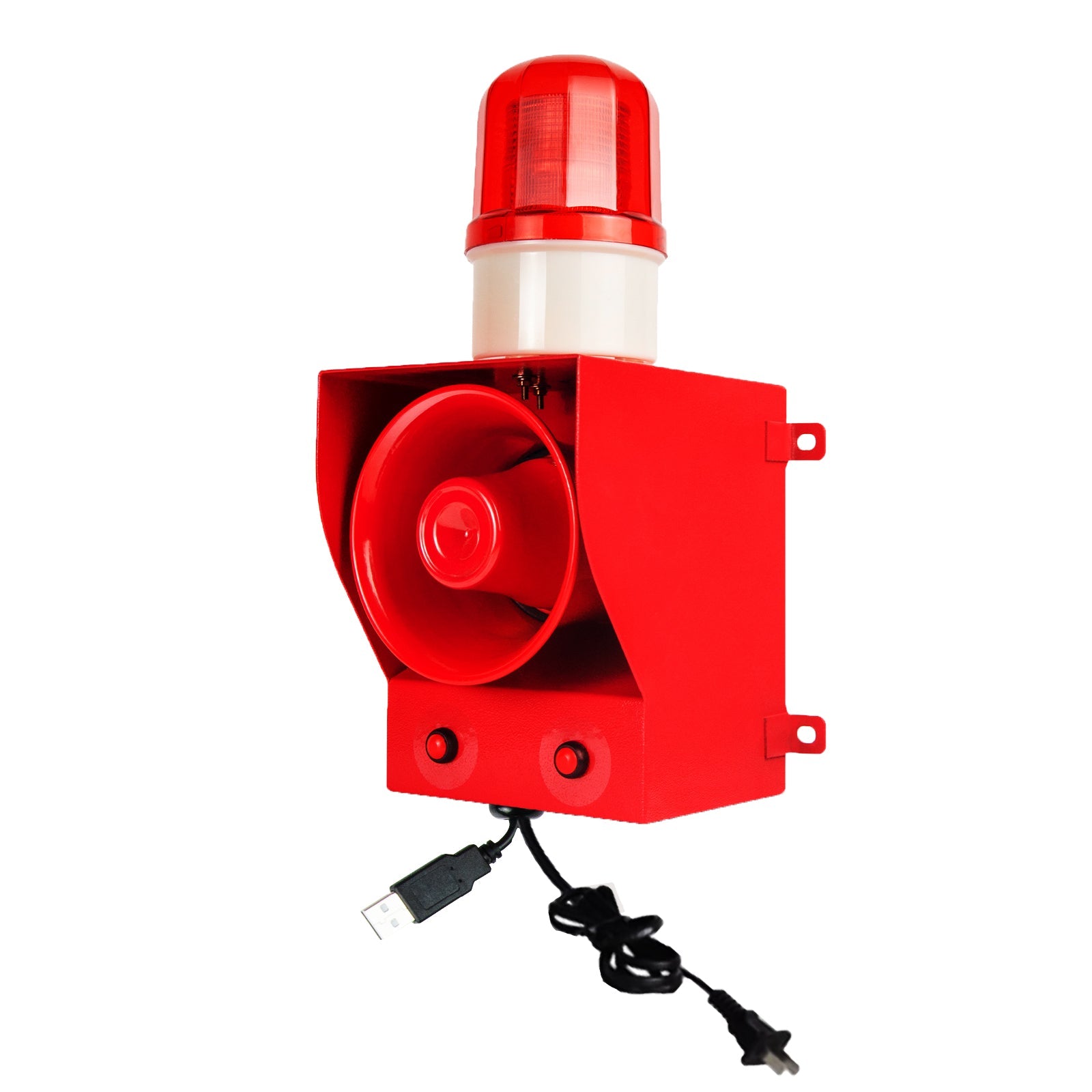 YASONG 130dB Waterproof Security Outdoor Alarm Siren with Timer ...